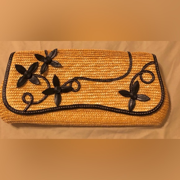 Cole Haan | Bags | Cole Haan Woven Straw Purse | Poshmark